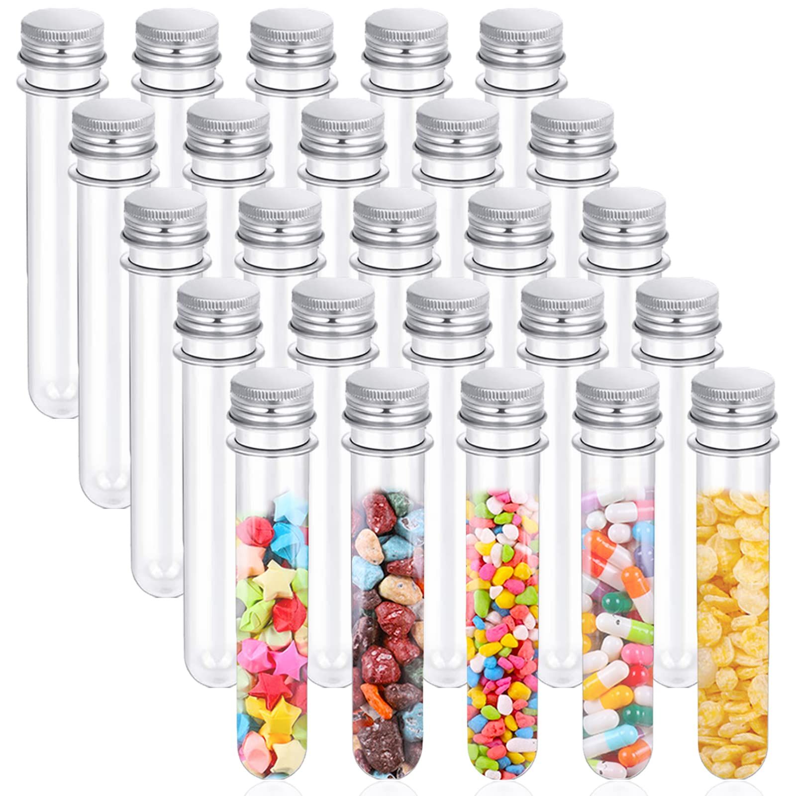 Plastic Test Tubes with Screw-On Caps - KRAFT